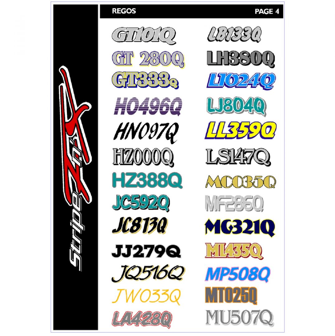 Boat Rego Fonts & Examples | Gold Coast Signsations